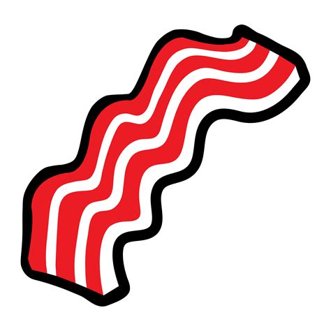 Bacon Vector Icon 553366 Vector Art At Vecteezy