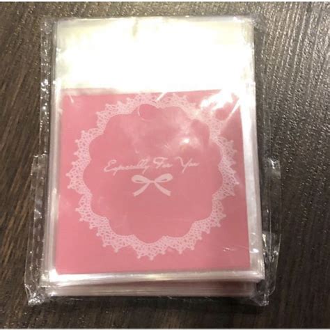 優選 77 自黏袋100±2入 今年新款 聖誕節 聖誕老人包裝袋 雪花日系粉色蕾絲可愛禮品糖果包裝袋 餅乾袋 蝦皮購物