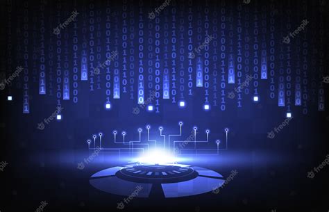 Premium Vector Abstract Background Futuristic Technology Of Hud Ui