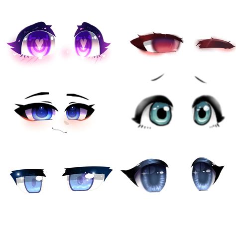 Olhos De Gacha Life Tutoriais De Pintura Digital Desenho De Rosto