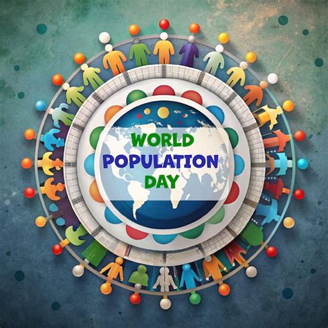 Dia Mundial Da População Conscientização Da População População Global