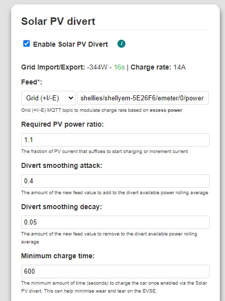 EmonEVSE Solar PV Divert OpenEVSE OpenEnergyMonitor Community