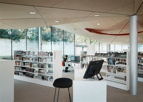 Metallic Polygonal Roof Tops La Madeleine Library By Tank