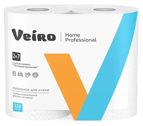 Veiro полотенце бумажное Home Professional, двухслойное, 2 шт - купить ...