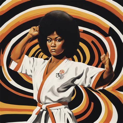 1970s Black Karate Woman By Zacharycockerham On Deviantart