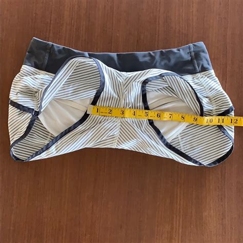 Lululemon Rare 25” Speedy Shorts Hyper Stripe 6 Gem