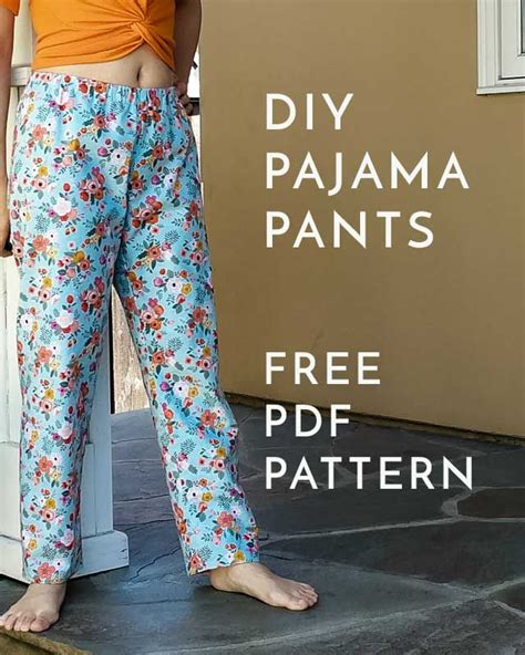 Free Womens Pajama Pants Pdf Pattern You Can Diy Today