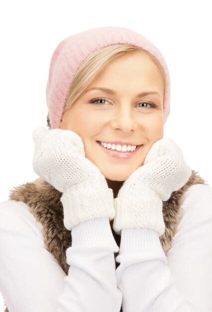 Premium Photo Picture Of Beautiful Woman In Winter Hat