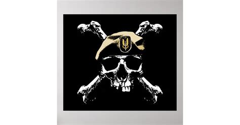Sas Skull And Bones Poster