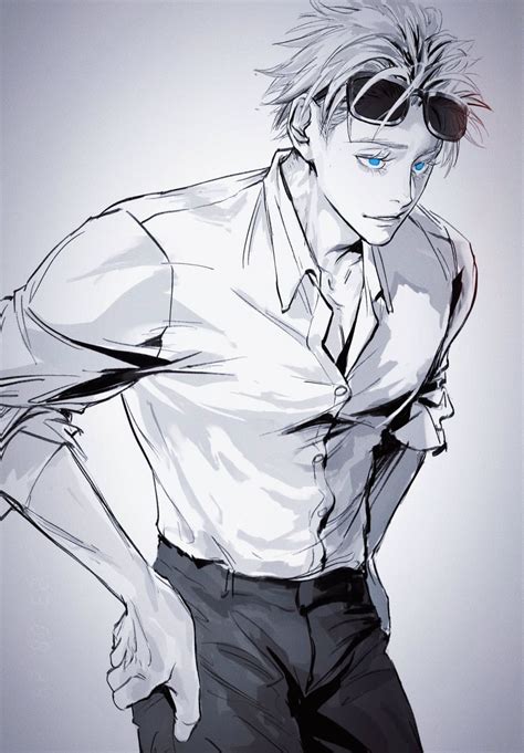 Gojou Satoru Jujutsu Kaisen Drawn By Pryanye Danbooru
