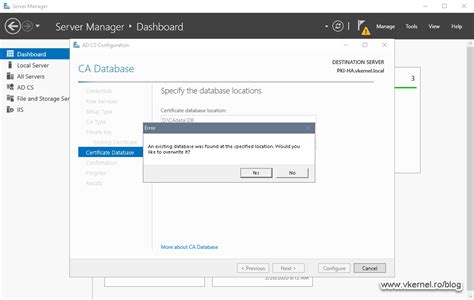 Clustering Active Directory Certificate Services Ad Cs