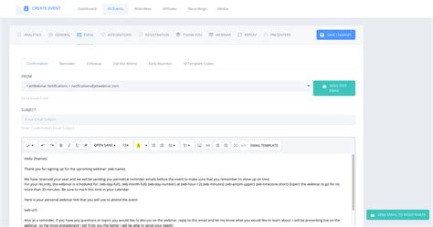 How To Set Up Emails For Everyone After The Event Is Over JetWebinar
