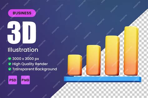 Premium Psd 3d Charts And Diagram Icons Charts And Graphs