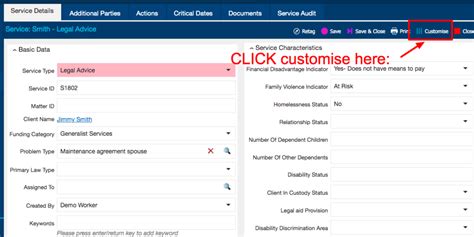 customise standard fields clcs australia