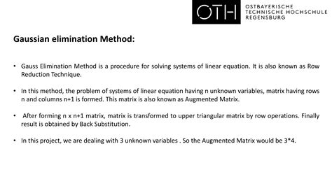 solving linear system of equations mathematics pdf pptx
