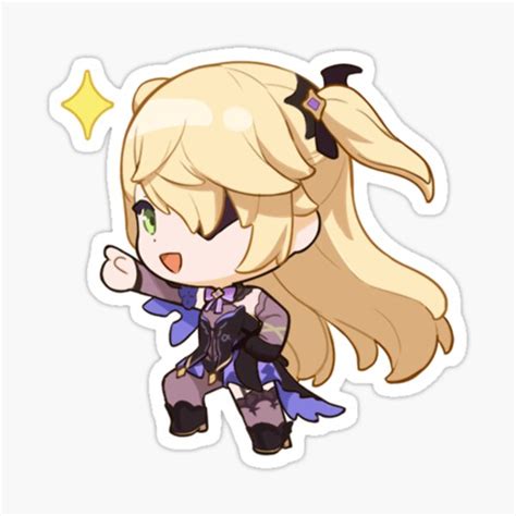 Chibi Fischl Genshin Impact Sticker For Sale By Persephonexx