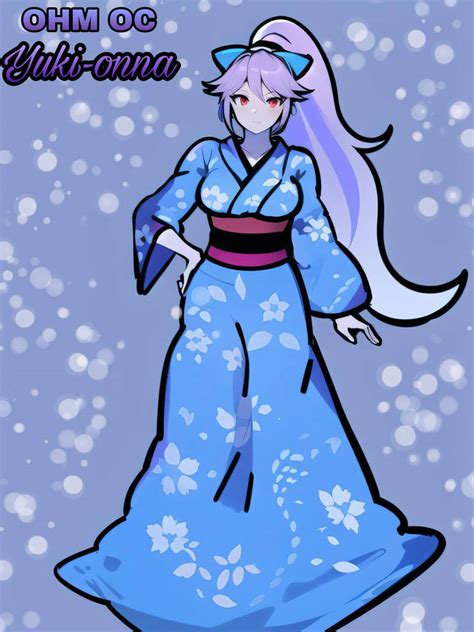 new yokai oc yuki onna by otakuharemmaster on deviantart