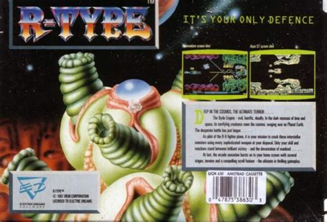 R Type Amstrad CPC By Electric Dreams Artwork And Scans