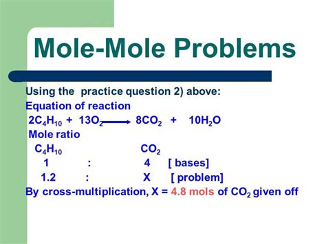Mastering Stoichiometry Practice Problems And Answers With Molar Ratios