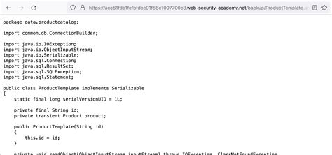 Portswiggers Source Code Disclosure Via Backup Files Walkthrough