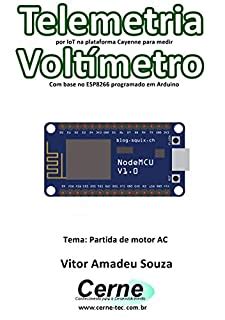 Telemetria por IoT na plataforma Cayenne para medir Voltímetro base