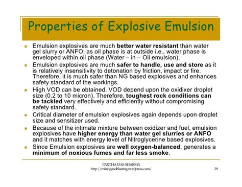 Anfo Emulsion And Heavy Anfo Blends Useful Explosive And Blasting