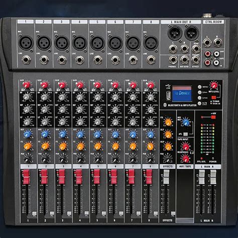 8 Kanal Professionelle Mixer PC Digital Konsolen USB Soundkarte High