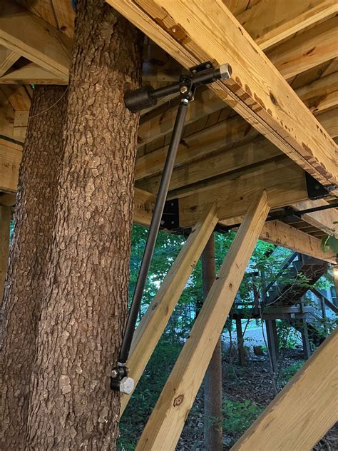Modular Treehouse Attachment Struts Tree House Fasteners For Tab