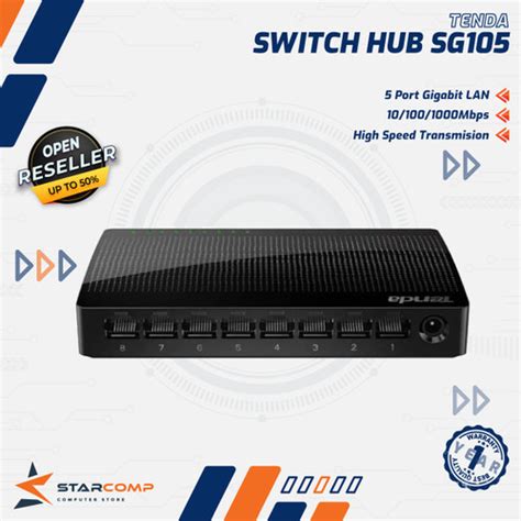 Jual Tenda Sg108 8 Port Gigabit Desktop Switch Hub Kab Banyumas