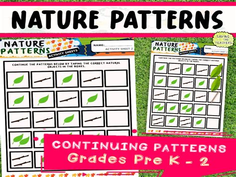 Continuing Patterns Outdoor Worksheets Gráfico Por Saving The Teachers Continuing Patterns Outdoor Worksheets Gráfico Por Saving The Teachers