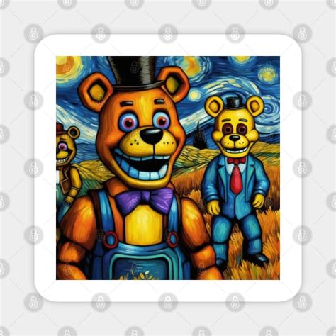 Five Nights At Freddys Five Nights At Freddys Magnet Teepublic