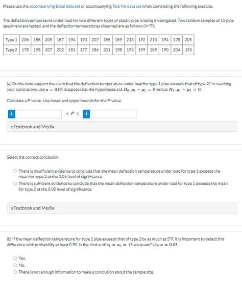 Solved Please Use The Accompanying Excel Data Set Or