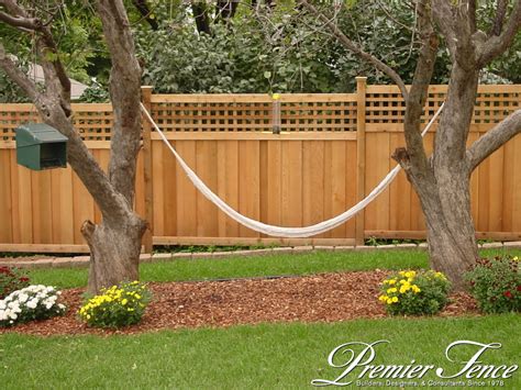 Wood Lattice Fence Premier Fence Inc Fence Minneapolis St Paul
