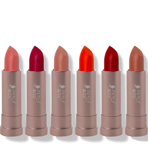 Vegan Natural Lipstick 100 Percent Pure Cocoa Butter Matte Lipsticks
