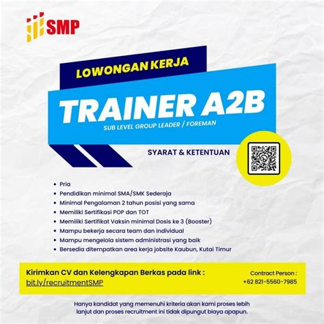 loker tambang posted on linkedin