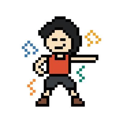 8 Bit Character Vector Art Icons And Graphics For Free Download