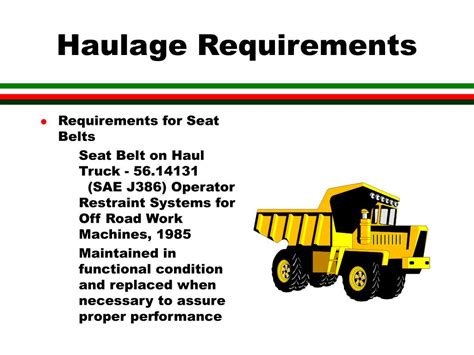 Ppt Msha Haulage Safety Powerpoint Presentation Free Download Id