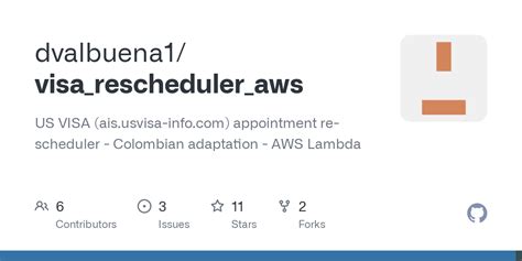 GitHub Dvalbuena1 Visa Rescheduler Aws US VISA Ais Usvisa Info