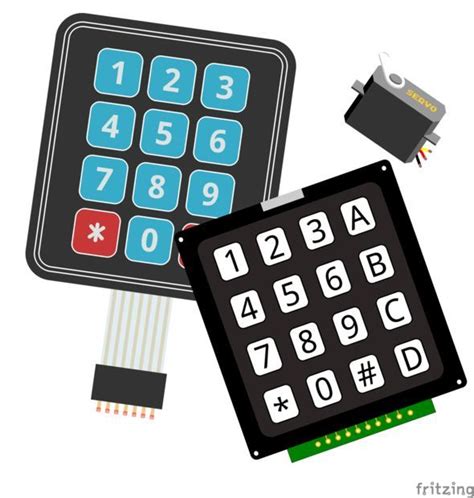 Arduino Keypad Controlled Servo Arduino Arduino Projects Arduino Programming