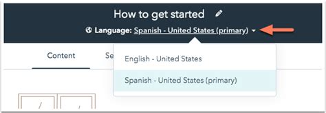 create a multi language blog