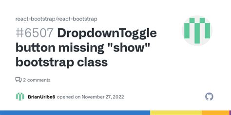 DropdownToggle Button Missing Show Bootstrap Class Issue React Bootstrap React