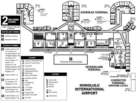 Honolulu International Airport Map Kccr