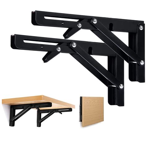 Folding Shelf Brackets Collapsible Shelf Hinge Folding Wall Mounted