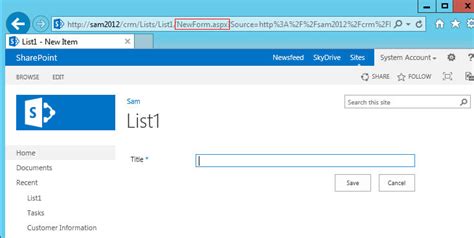 Sharepoint的表单（form）是如何工作的sharepoint Form Csdn博客