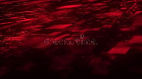 Abstract Technology Background Futuristic Matrix Particles Big Data