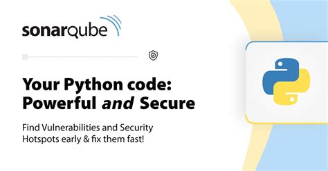 Sonar On Linkedin Python Pythoncode Securecode