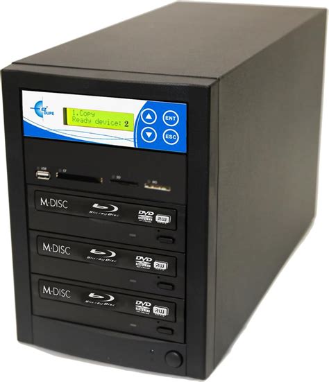 Amazon Com Ez Dupe To Media Mirror Duplicator Flash Sd Cf Ms Mmc Usb Disc Bd Dvd Cd