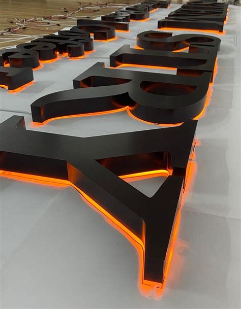 Led Halo Illuminated Letters Custom Backlit D Logo Sign Artofit