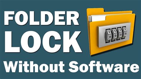 How To Lock Folder Without Software How To Lock Folder Without Any Software In Windows 11 In