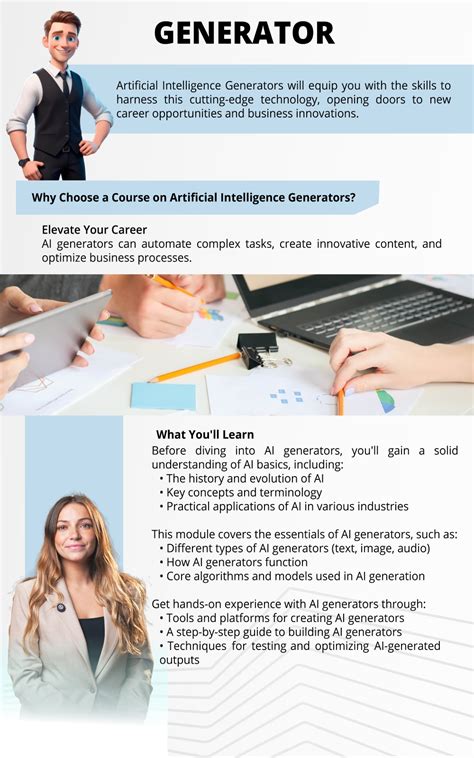 master artificial intelligence generators comprehensive course to